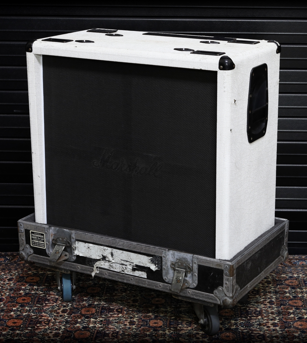 Status Quo - stage used 2009 Marshall VBC 412 guitar amplifier speaker ...